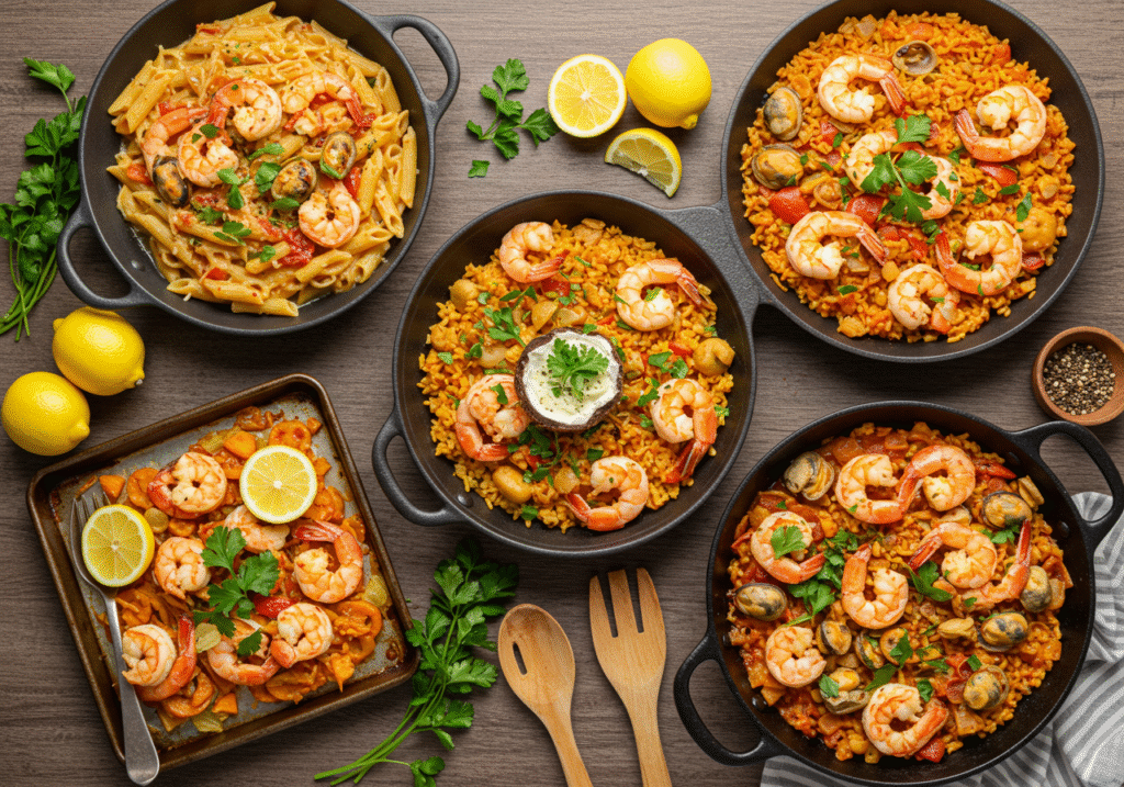 Seafood Medley : 5 Easy 30-Minute Dinner Ideas