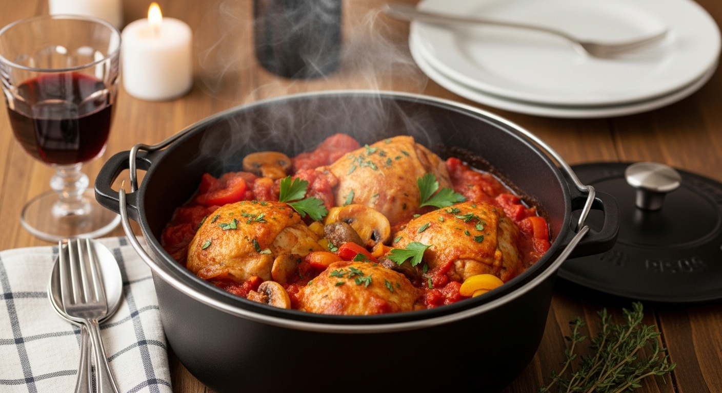 Chicken Cacciatore Recipe for a Perfect Cozy Dinner Tonight