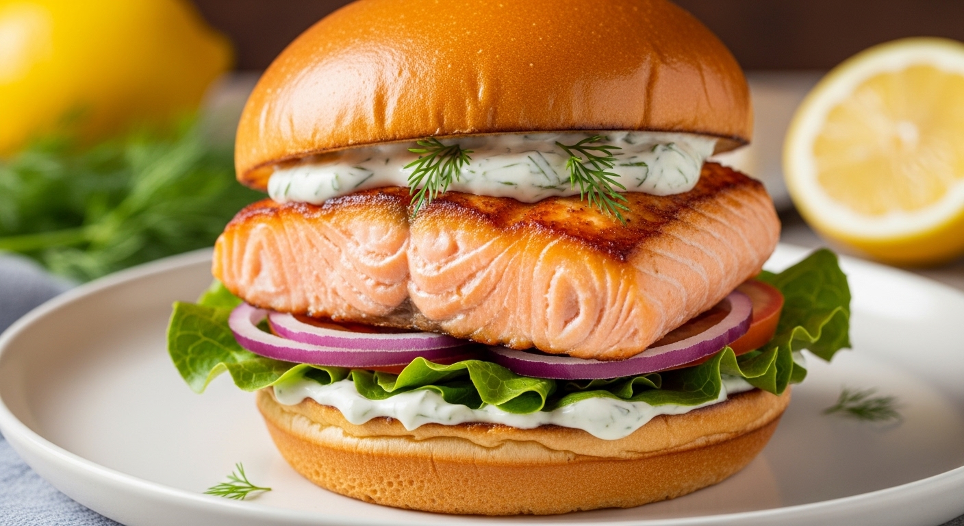 How to Make the Salmon Burgers in 15 Minutes