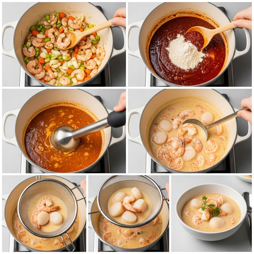 seafood bisque recipe: 5 creamy steps to restaurant flavor
