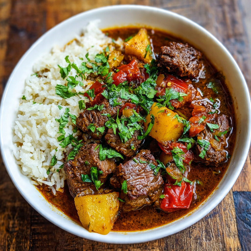 Haitian Beef Stew Slow Cooker